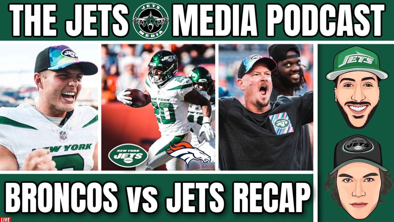 VICTORY MONDAY ! Jets WIN vs Broncos RECAP & CALL-IN (The Jets Media ...