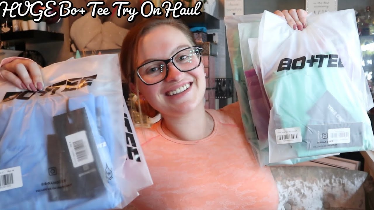 HUGE Bo + Tee Try On Haul - YouTube
