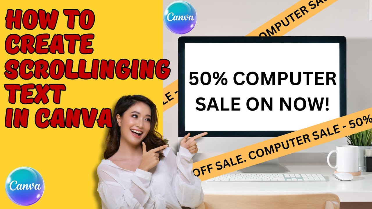 How to Create Amazing Scrolling Text in Canva - YouTube