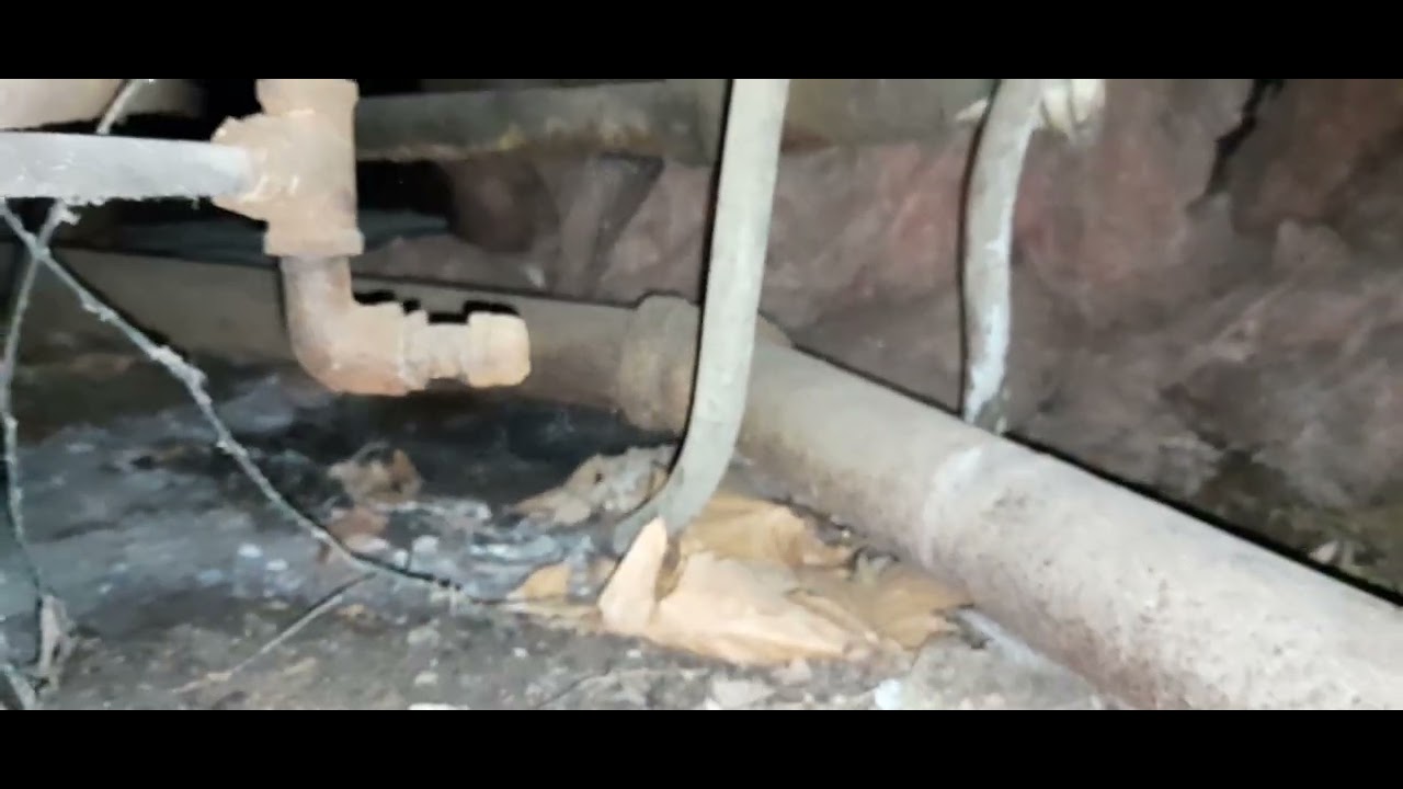 I gotta replace the whole main drain line which is cast iron. - YouTube
