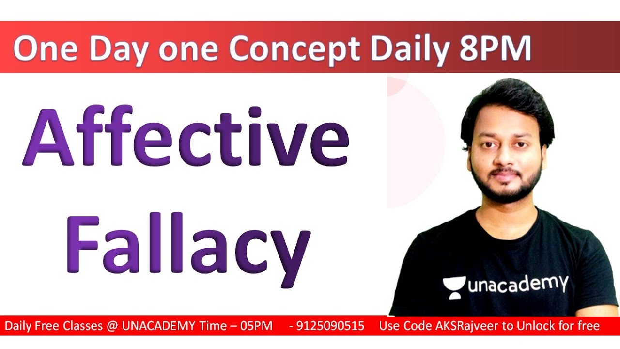 Affective Fallacy || NTA UGC NET English literature by AKSRajveer ...