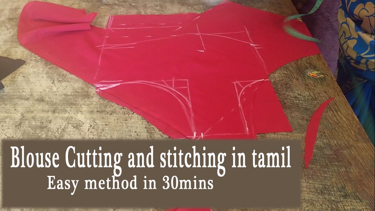 blouse cutting and stitching in tami (DIY) - OTV - YouTube