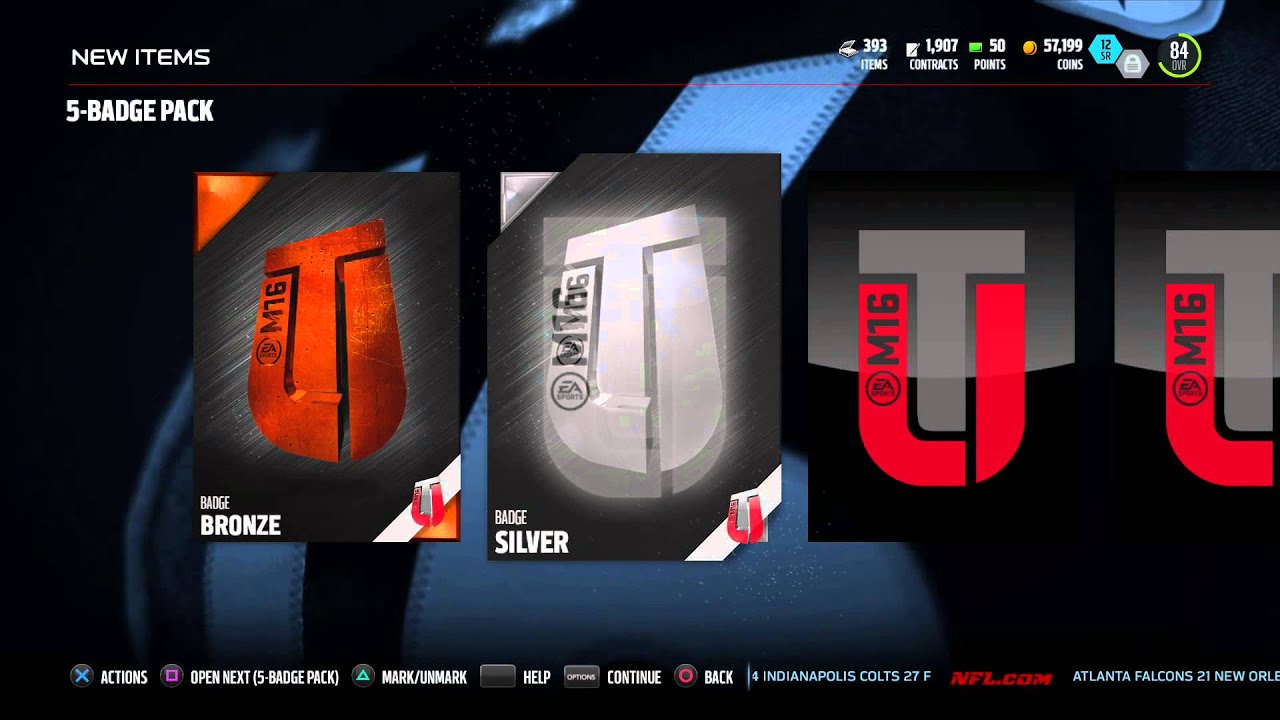 MUT 16- 7 Badge pack opening - YouTube