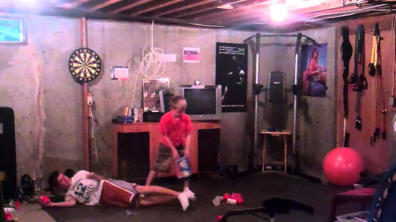 Backyard/Basement Wrestling (EBW) Jake Lebouve vs. Billy - YouTube