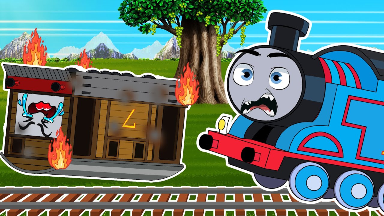Oh No! Toby is Upside Down! Thomas, Please Save Him | Funny Thomas ...