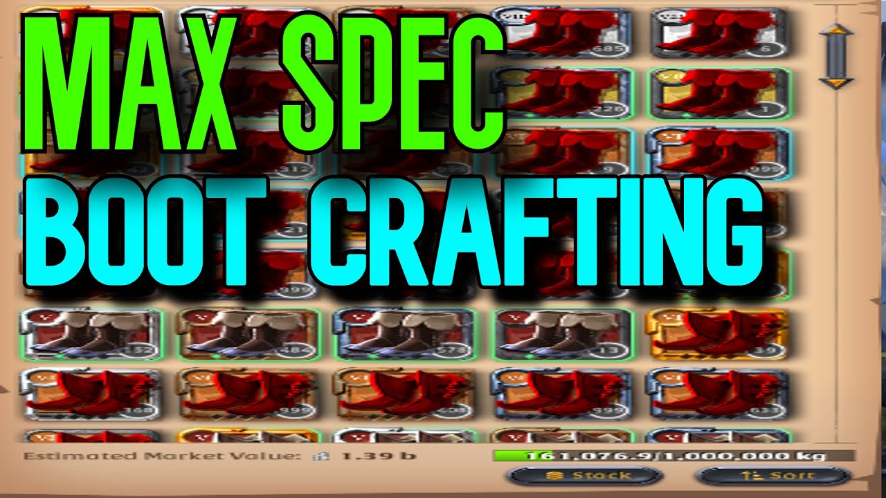 Leather Shoe Focus Crafting (75MIL Profit Per Day) | Grinding to 100B ...