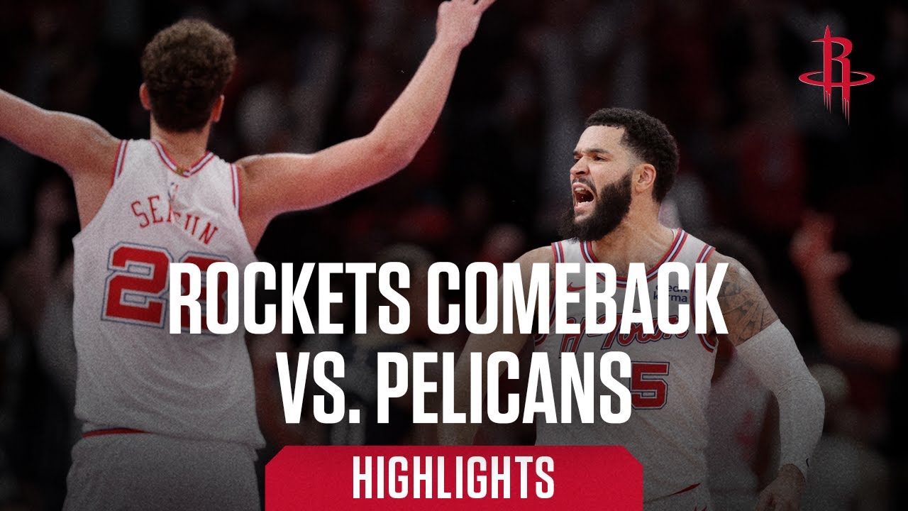 Houston Rockets Comeback VS. Pelicans - YouTube