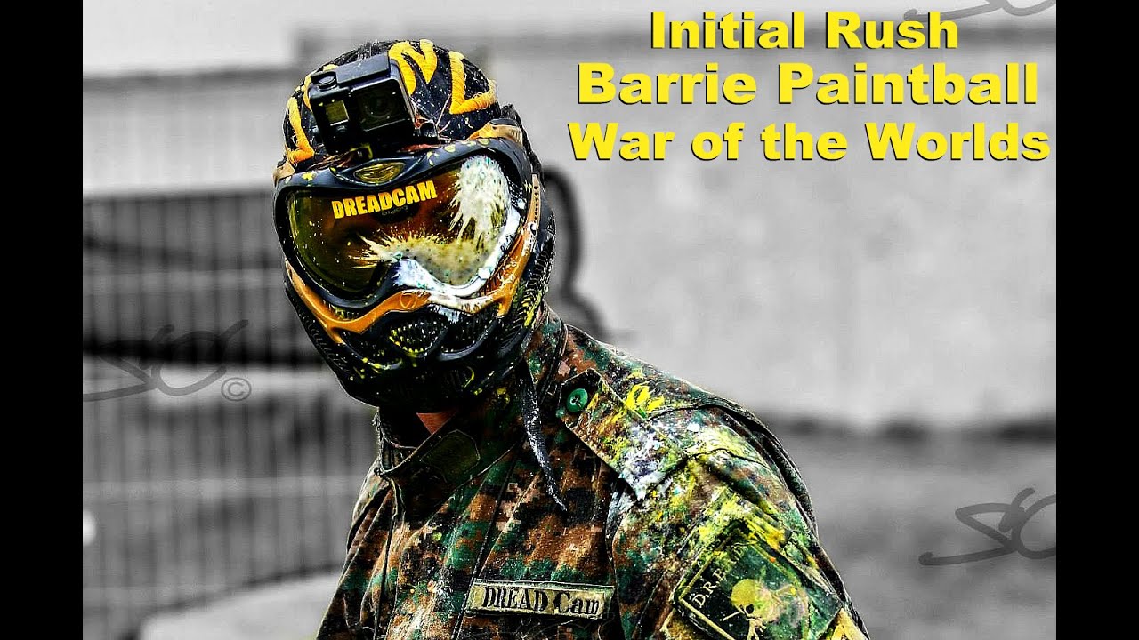WAR OF THE WORLDS Initial Rush video 12 Kills@Barrie Paintball - YouTube