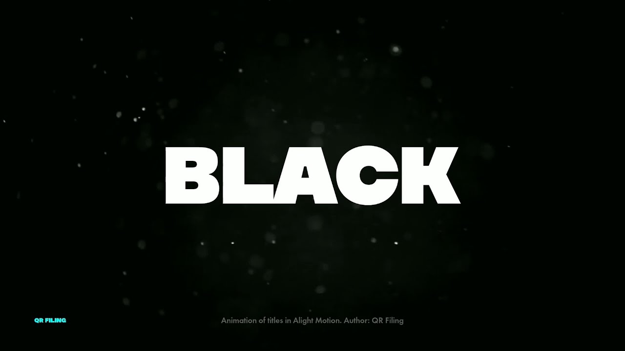 Bold titles animation (Alight Motion) - YouTube