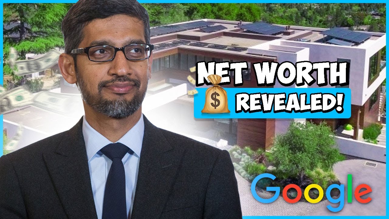Sundar Pichai's CRAZY Net Worth Revealed ⭐ (2023) - YouTube