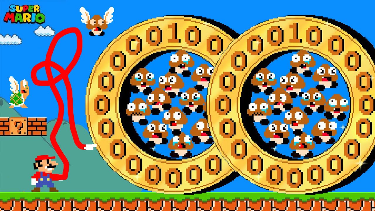 When Everything Mario Touches Turns into Circle in Super Mario Bros ...