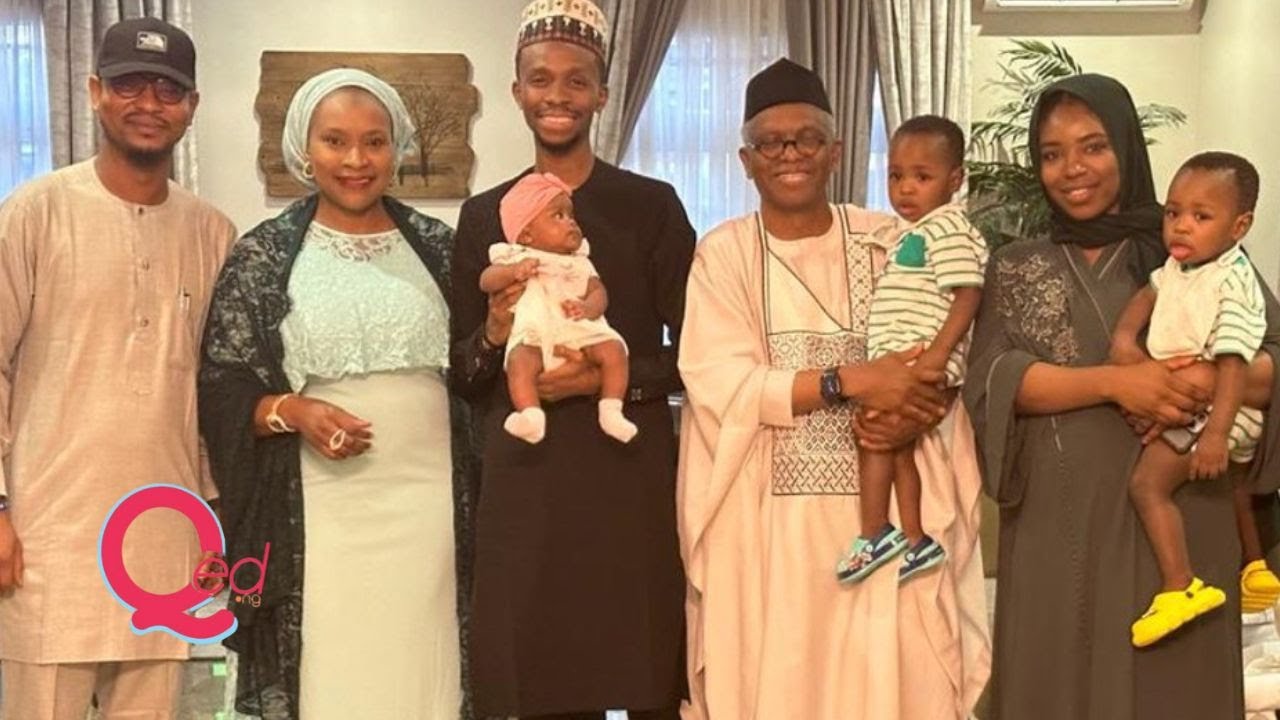 El-Rufai welcomes baby girl at 63 - YouTube