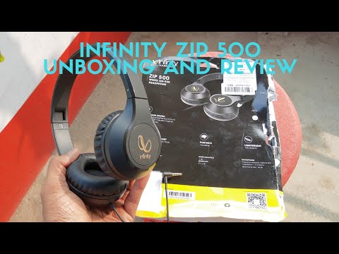Infinity Zip 500 headphones Unboxing and review - YouTube