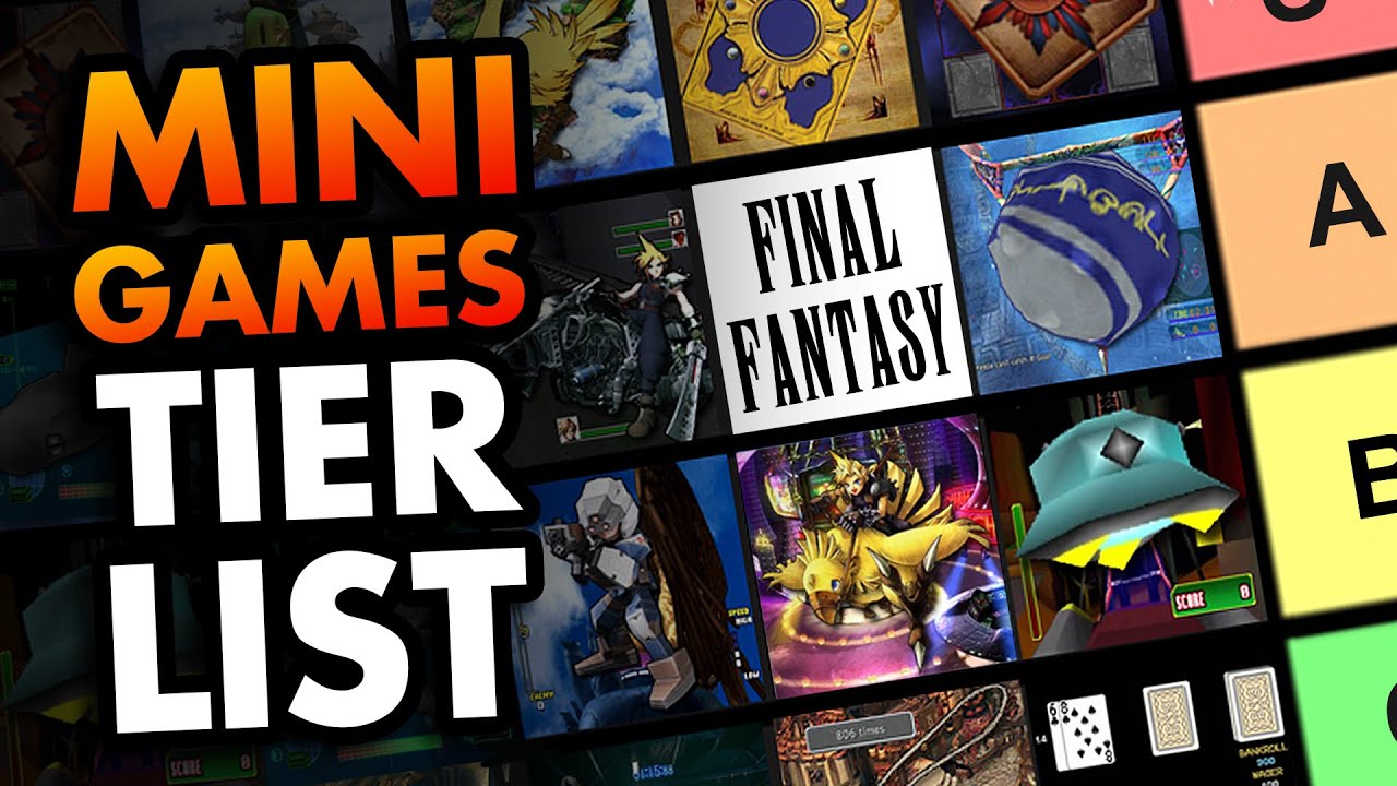 500 Subs Special! My Final Fantasy Mini-Games Tier List - YouTube