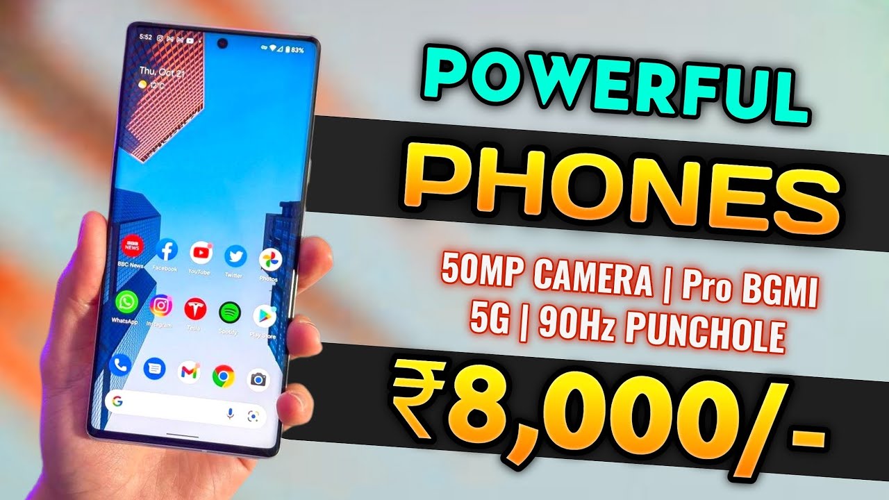 Top 5 Best Phone Under 8000 in 2024 | 5G phone under 8000 - YouTube