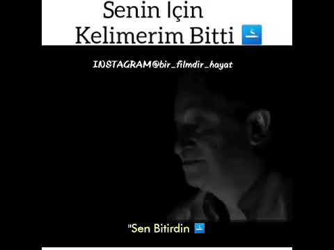 Senin için, Kelimerim Bitti
