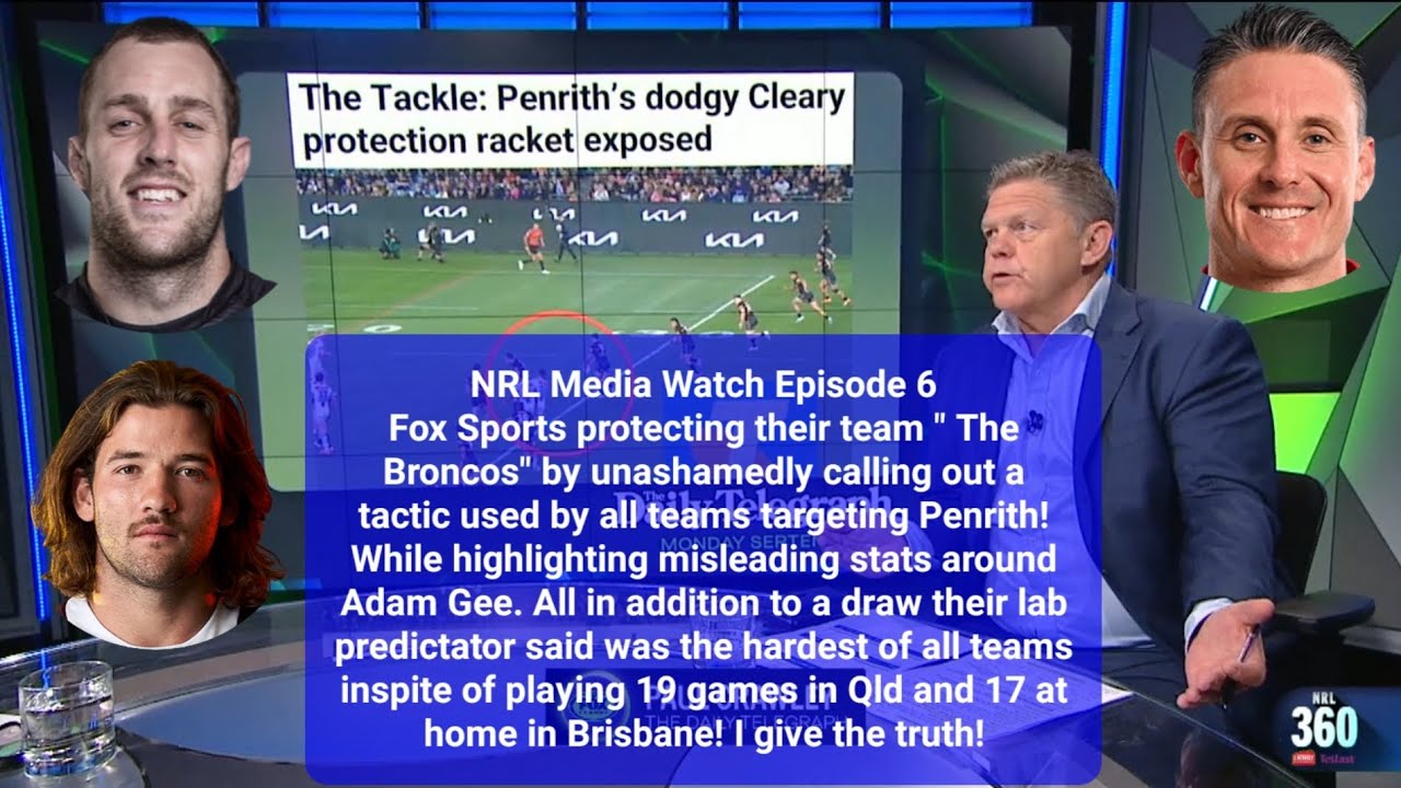 NRL Media Watch Ep6 - Broncos getting all the favors from the media ...