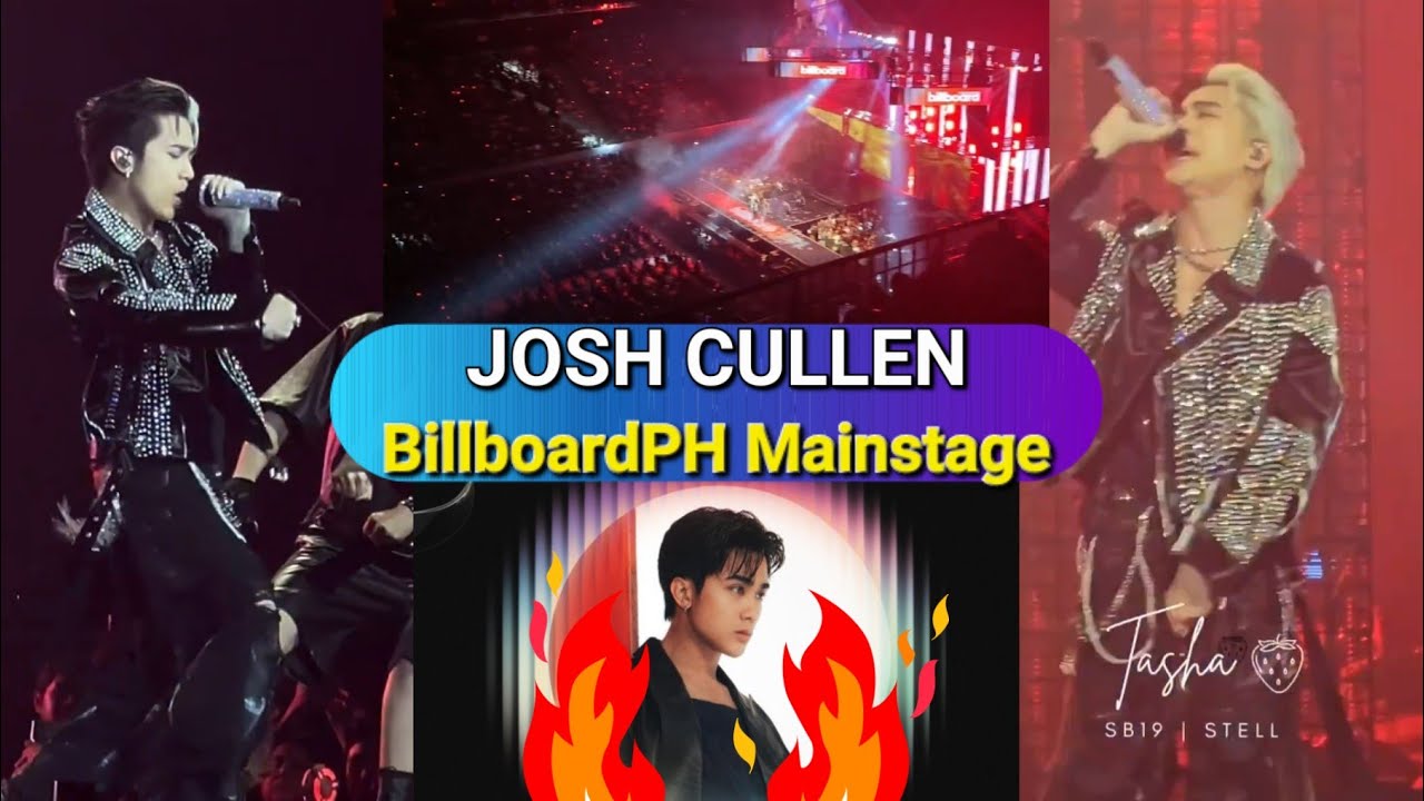 SB19 JOSH CULLEN GOT THE CROWD FIRED UP AT BILLBOARD PH MAINSTAGE ...