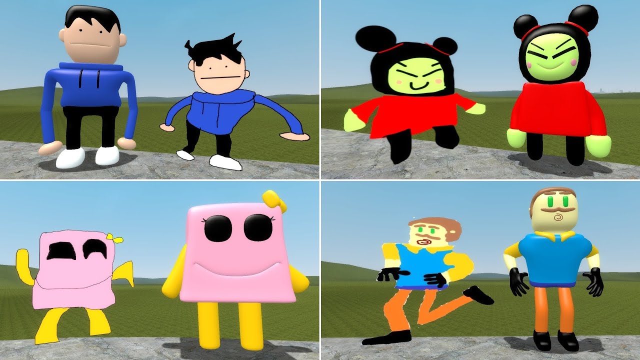 NEW UPDATE 3D MEMES Vs 2D MEMES (3D NEXTBOTS) PART 2 - YouTube