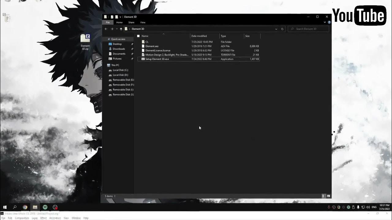 Element 3D Crack / Free AE Plugin / Download & Install / WORKING - YouTube