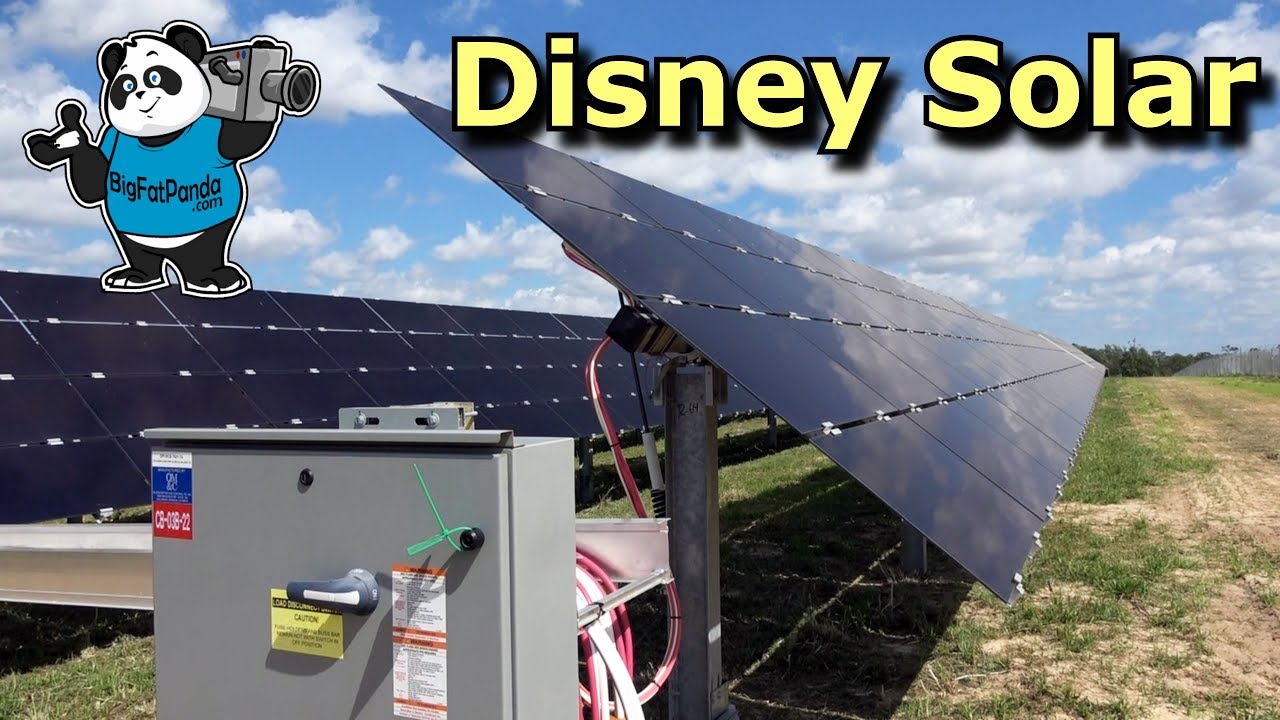 Disney Solar Tour - New 270 Acre Facility Can Power 2 Walt Disney World ...