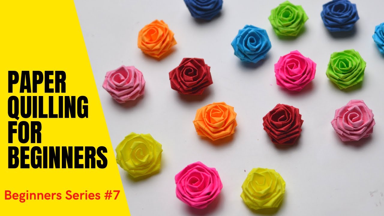 How To Make Paper Quilling Rose Flowers Step By | Best Flower Site