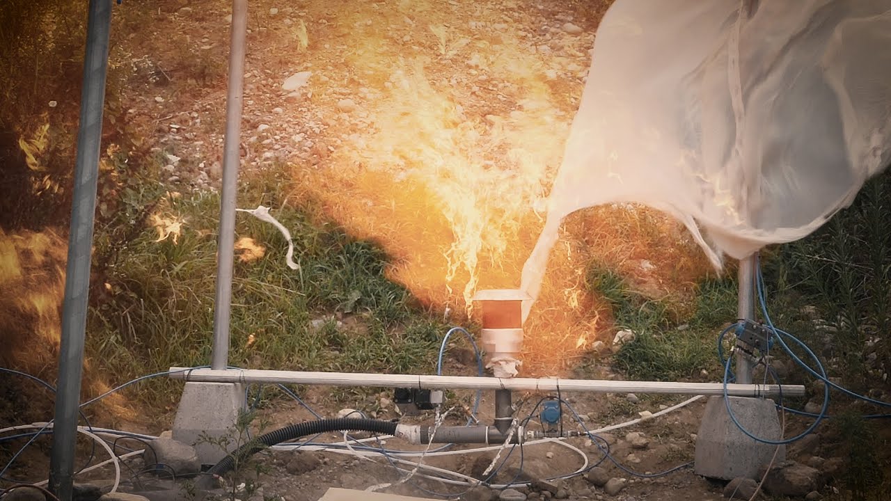 End-of-line flame arrestor ready for hydrogen - YouTube