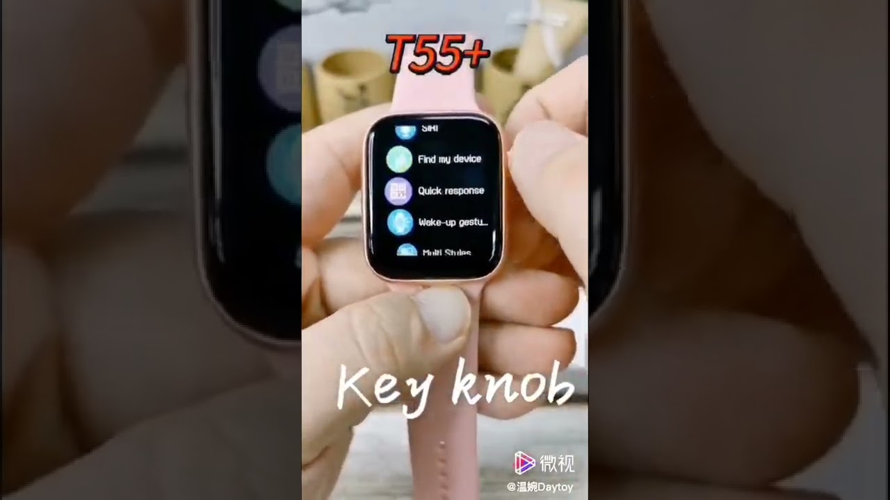 t55+ smart watch - YouTube