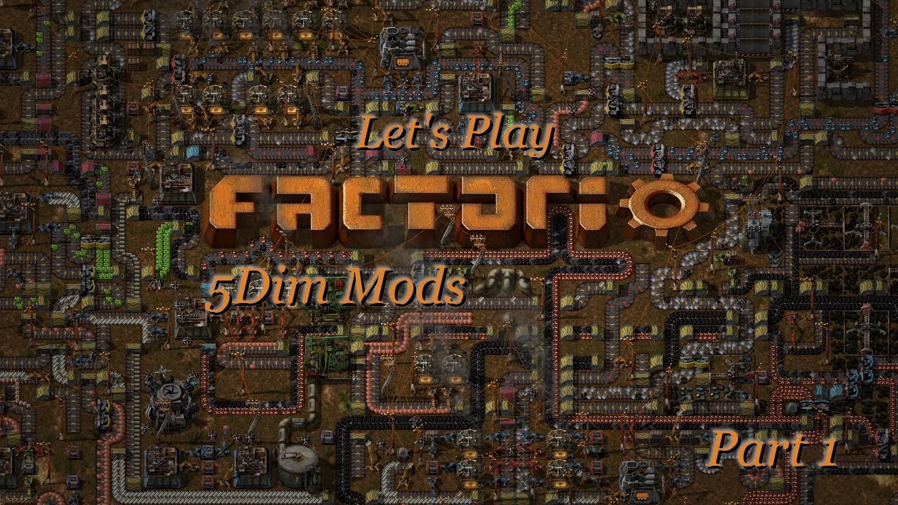 Factorio! - 5dim mods! Part 1 - YouTube