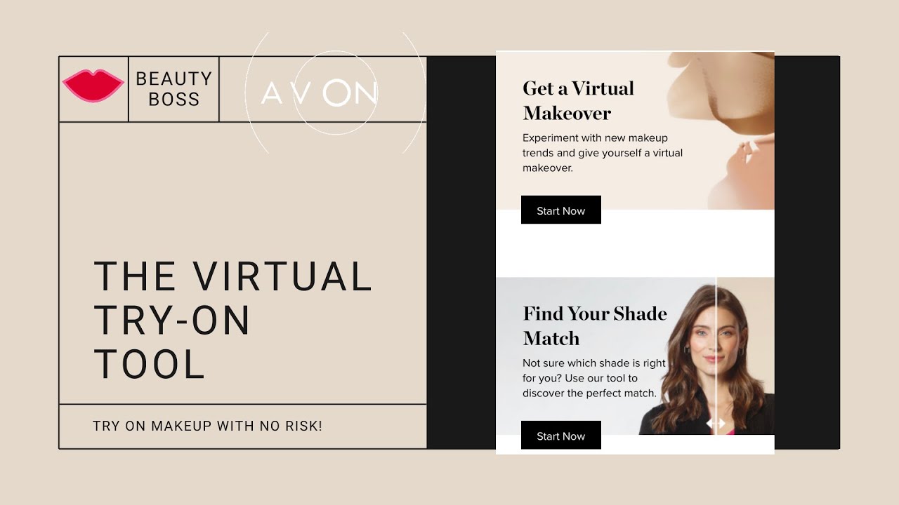 The Avon Virtual Try-On Tool - YouTube
