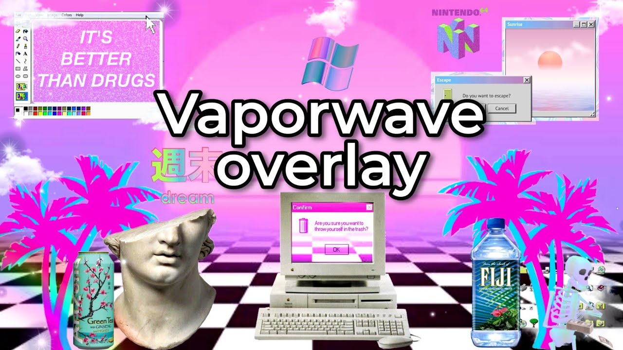 🌴 Making a VAPORWAVE aesthetic background + free download 🌴 - YouTube