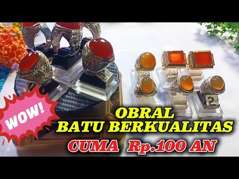 OBRAL BATU BERKUALITAS.....⁉️ Red Rafflesia,Cempaka kuning ,bio solar ...