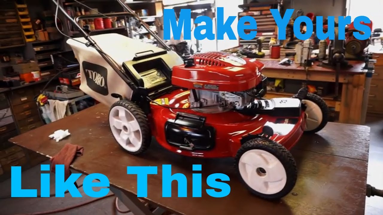 How to Diagnose-Repair-Refurbish The Toro Front Wheel Drive Lawnmower ...