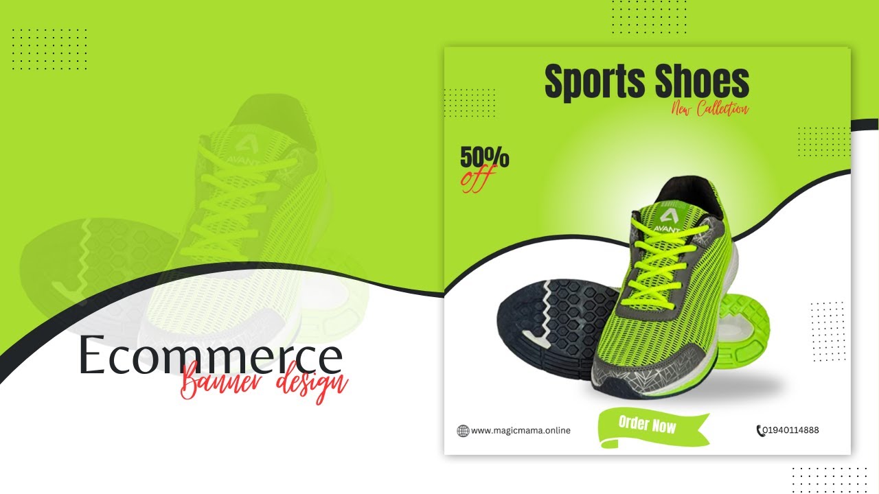 E-commerce Product Banner design by Canva - YouTube