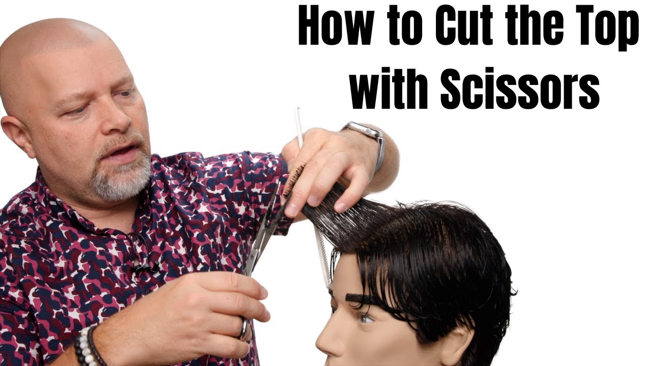 Master the Perfect Scissor Cut for Men’s Hair: Step-by-Step Tutorial ...