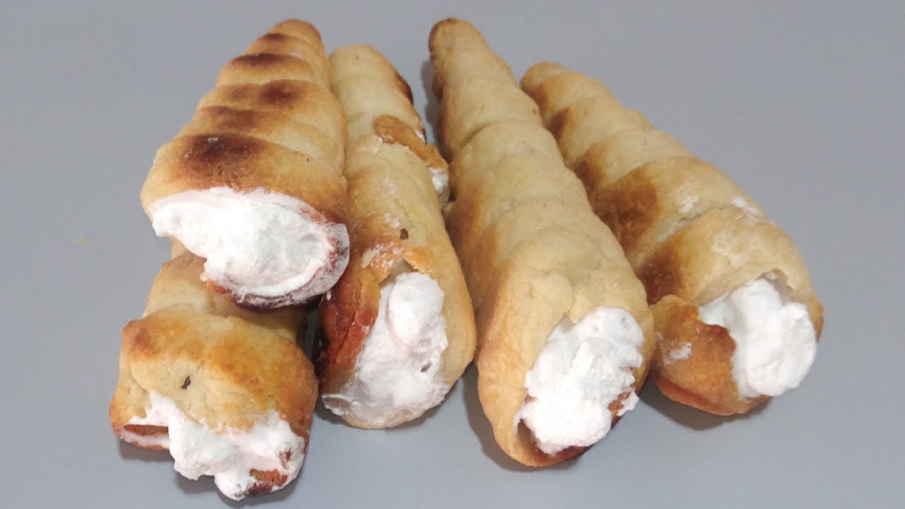 Cream Roll /Bakery Style Cream Roll Recipe - YouTube
