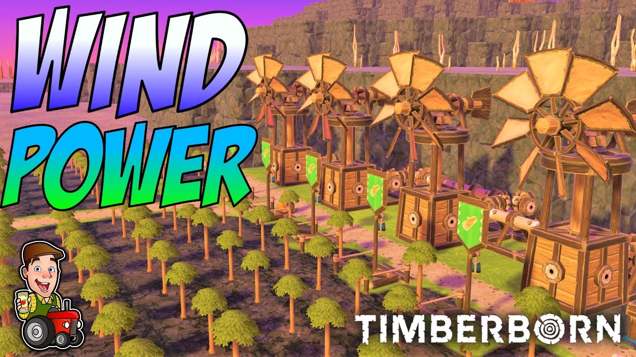 wind power | Timberborn | folktails | 04 - YouTube