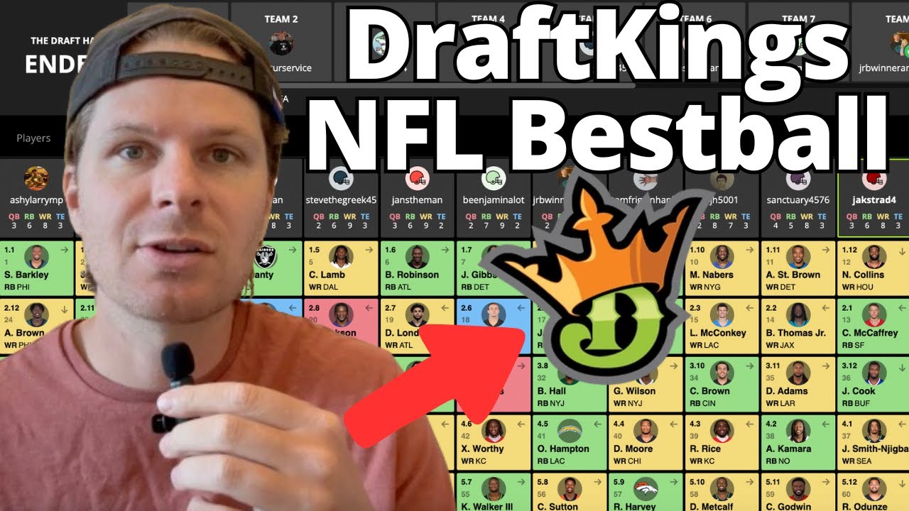 DraftKings NFL Best Ball DRAFT #2!! (Underdog Alternative) FREE DRAFT! - YouTube