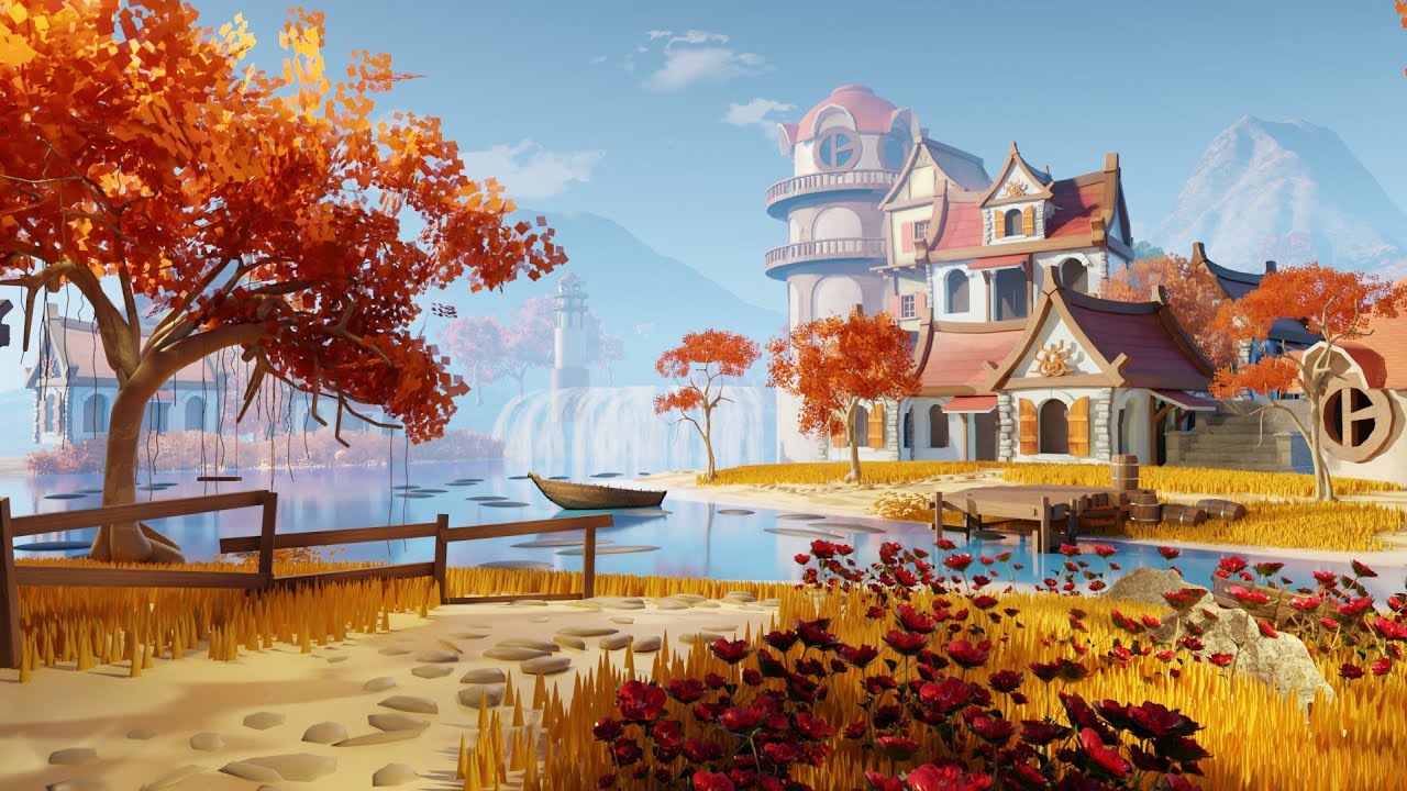 🔴 blender live - lets make a disney style cartoon village in blender ...