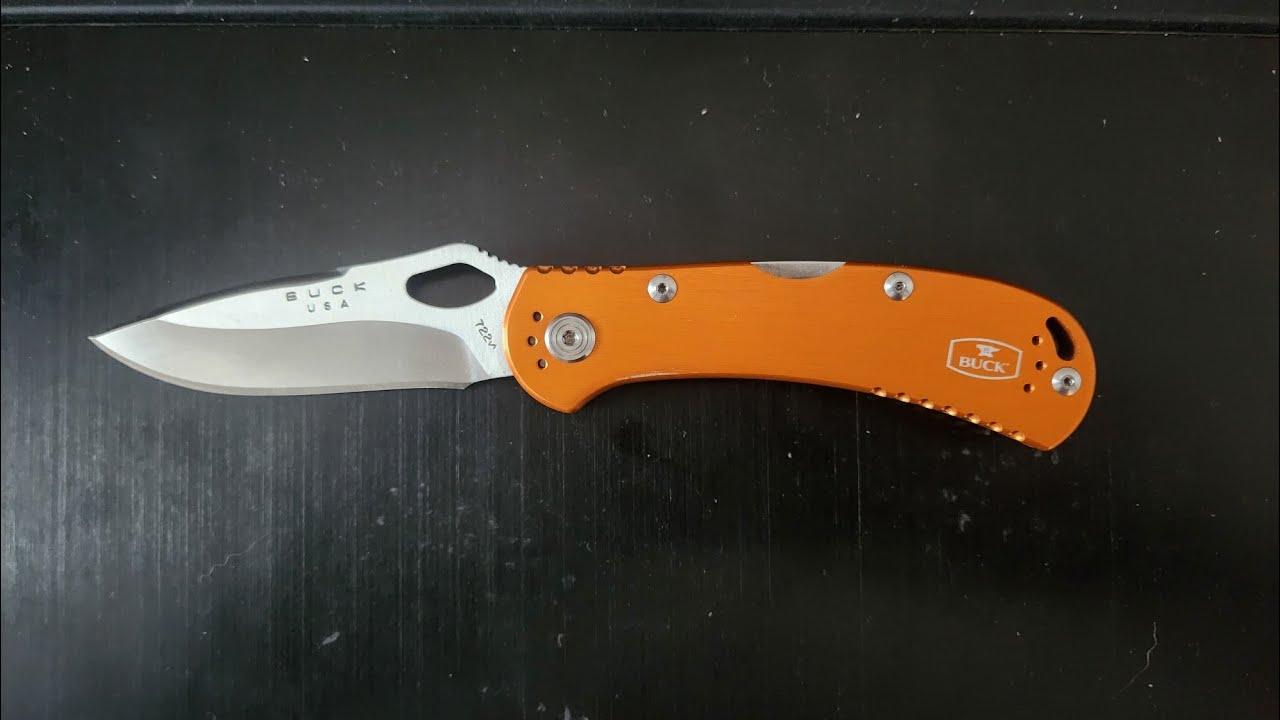 buck knows how to make a Damm good work knife (buck 722) - YouTube