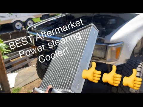 Aftermarket Power Steering Cooler install!👍👍(Works Amazing!!!) - YouTube