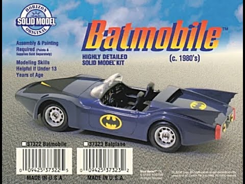 Horizon 1980 Batmobile Model Paint & Kit Review - YouTube