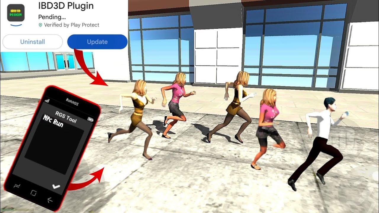 New Update with Npc In Ibd3d Plugin | Indian Bikes Driving3d Game ...