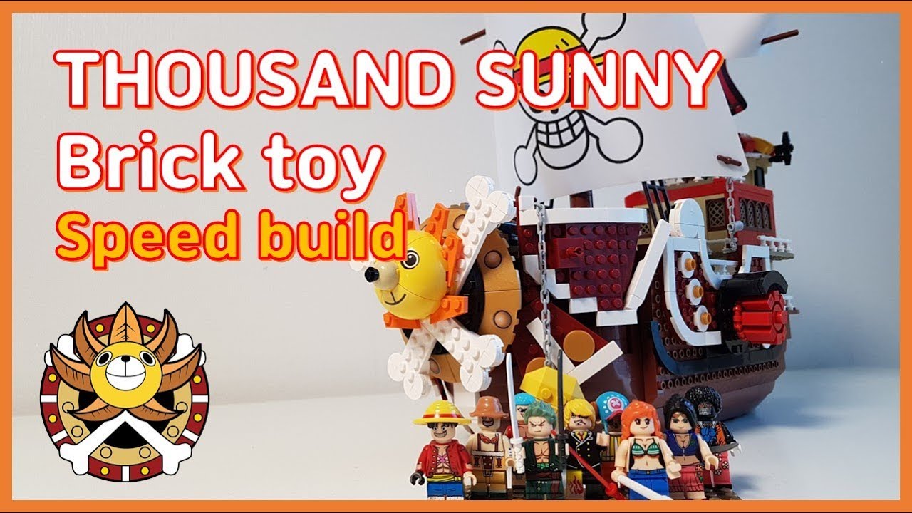 Thousand Sunny brick speed build - 타임랩스 - YouTube