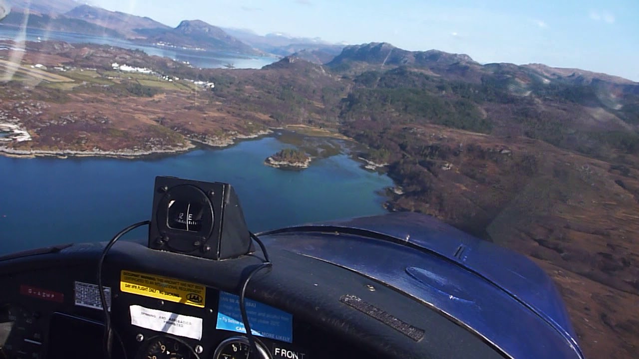 Landing at Plockton Airfield [UK] - YouTube