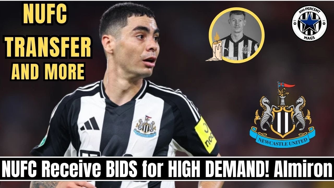 Newcastle Receive BIDS for HIGH DEMAND! Miguel Almiron NUFC Transfers ...