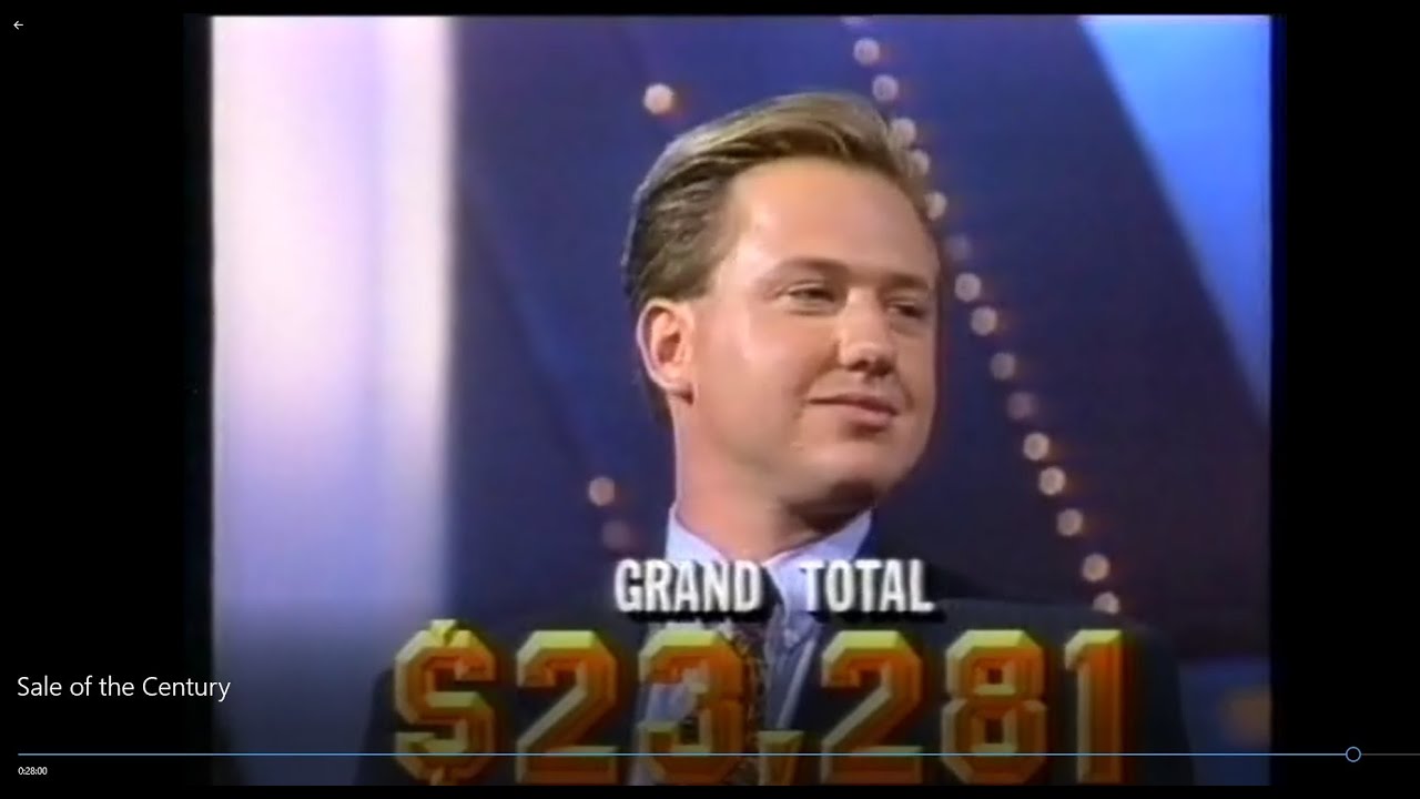 Andrew Mencinsky - Sale of the Century - YouTube