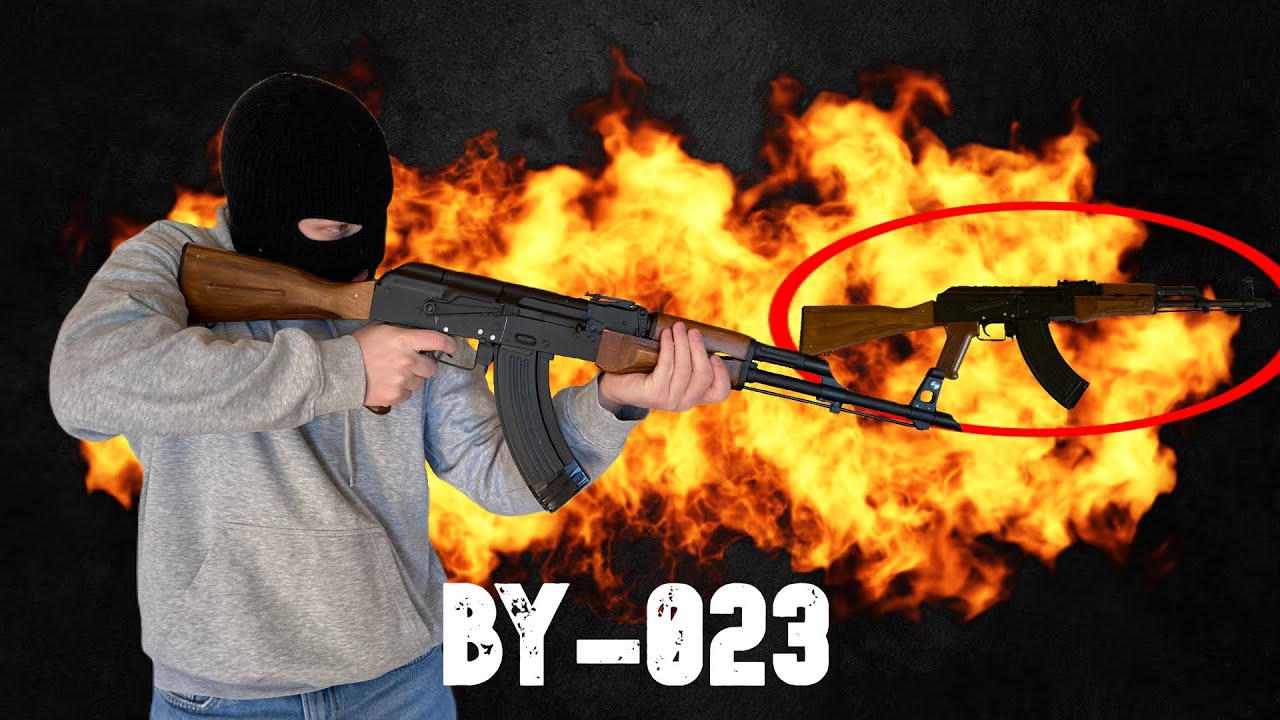 Airsoft Review of The BY-023 (AK-47 Rifle) - YouTube