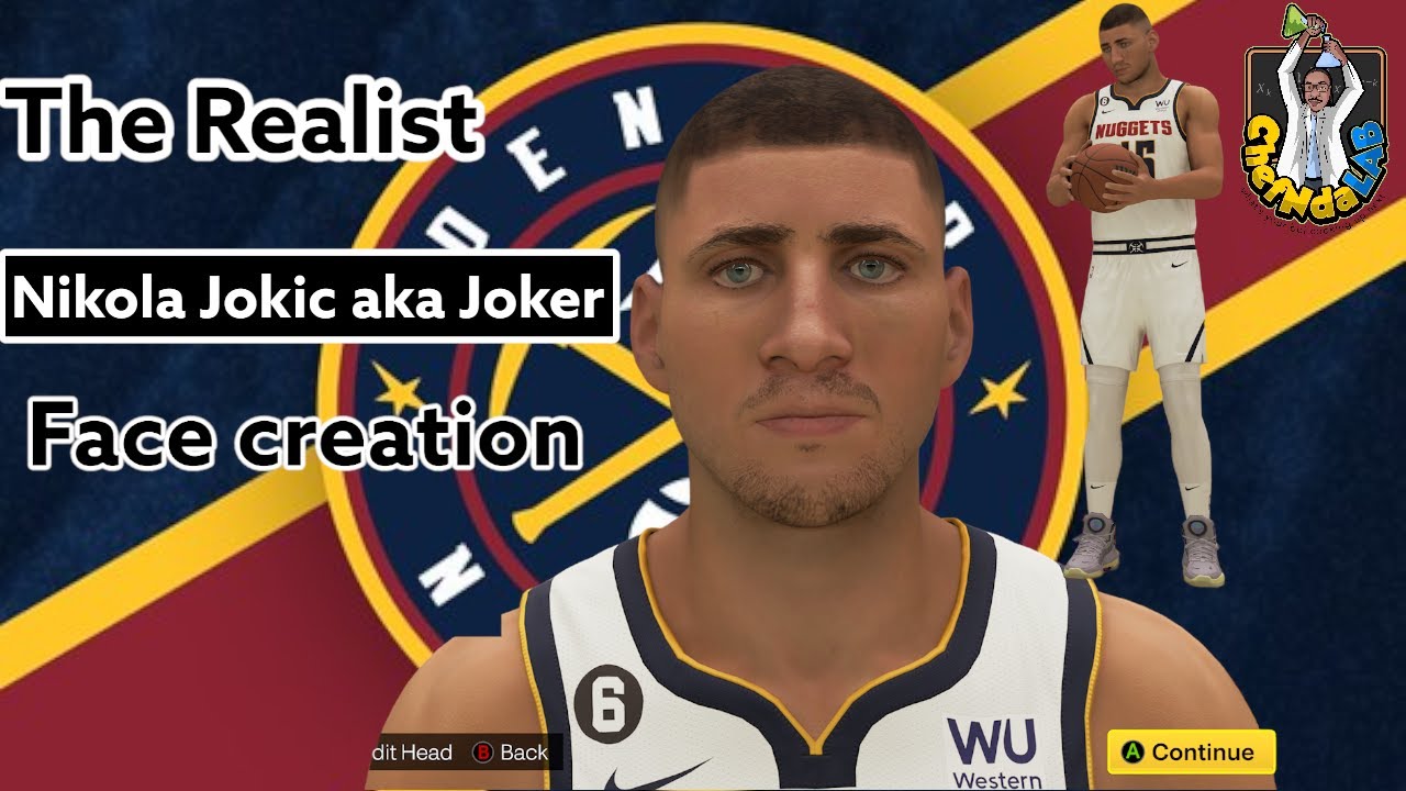 The Realist Nikola Jokic NBA 2k23 Face Creation (Next Gen) 🔥🔥 - YouTube