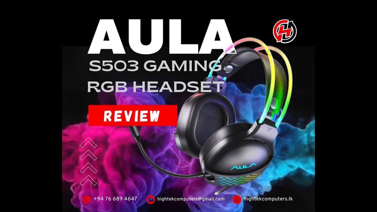 AULA S503 GAMING RGB HEADSET - YouTube